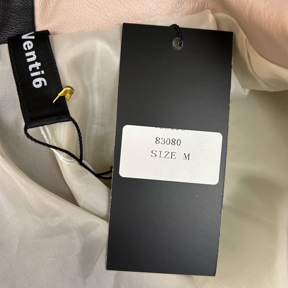 Venti6 | Jackets & Coats | Vintage Venti 6 Two Toned Ruched Sleeve Faux ...